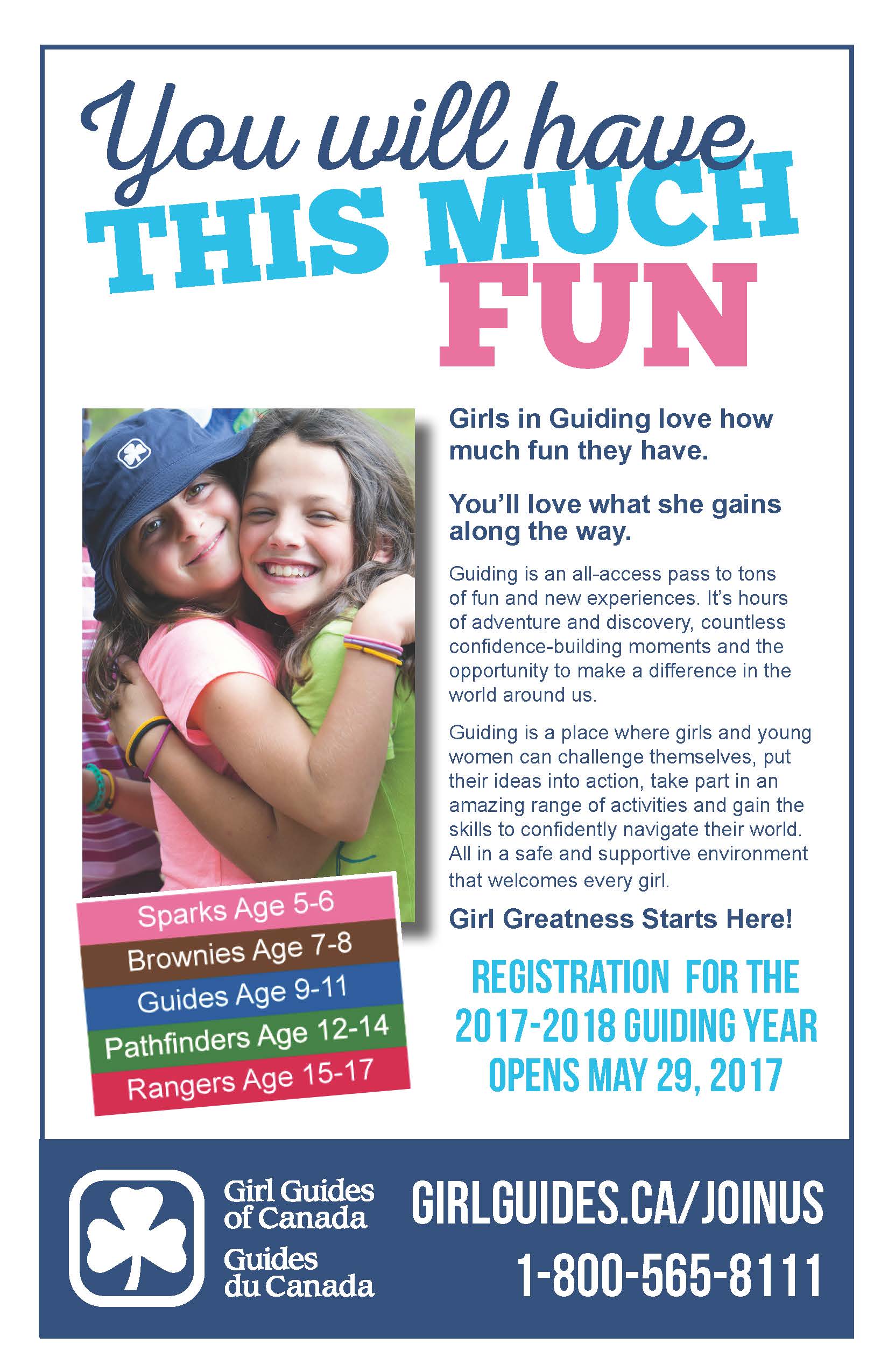 Girl Guides 2017 Registration Information – Ventura Park PS BLOG