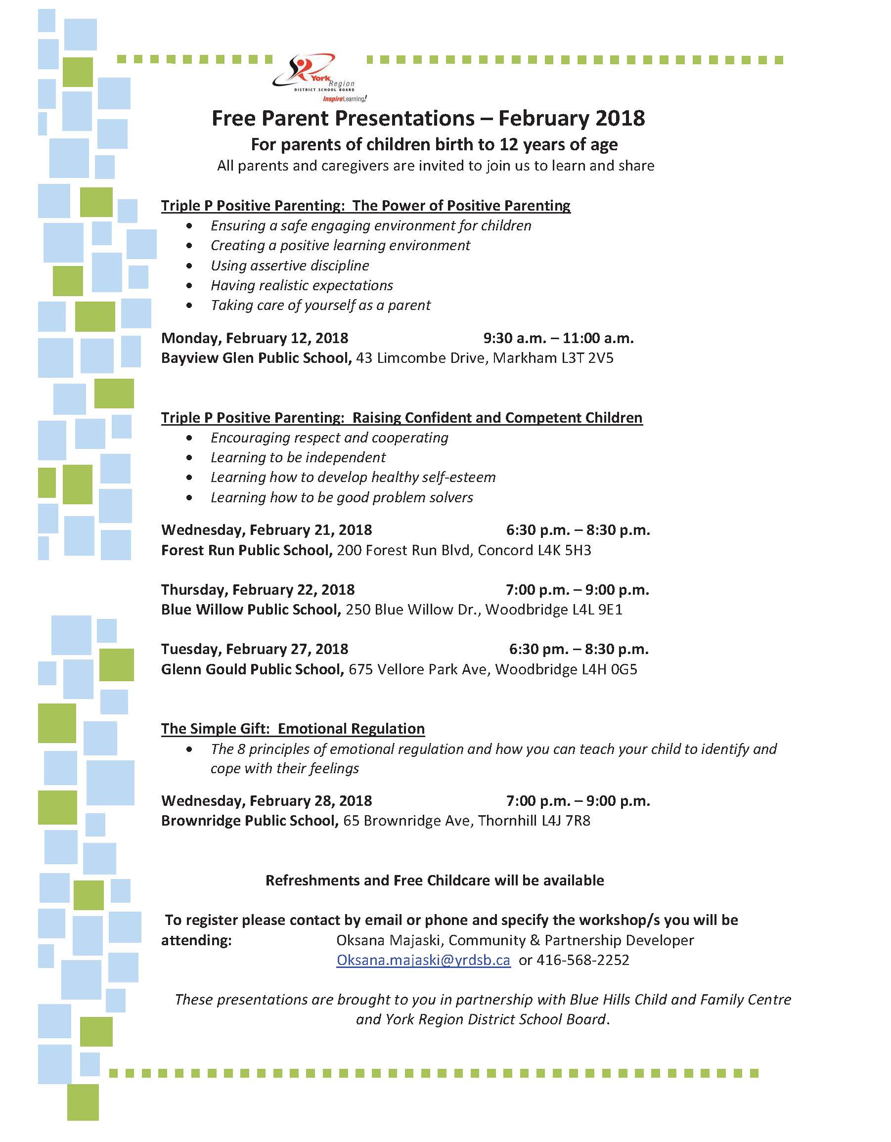 February – Free Parent Presentations! – Ventura Park PS BLOG