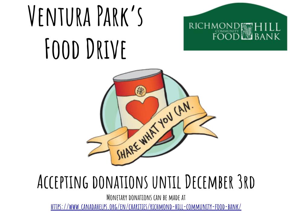 VPPS Food Drive – Ventura Park PS BLOG
