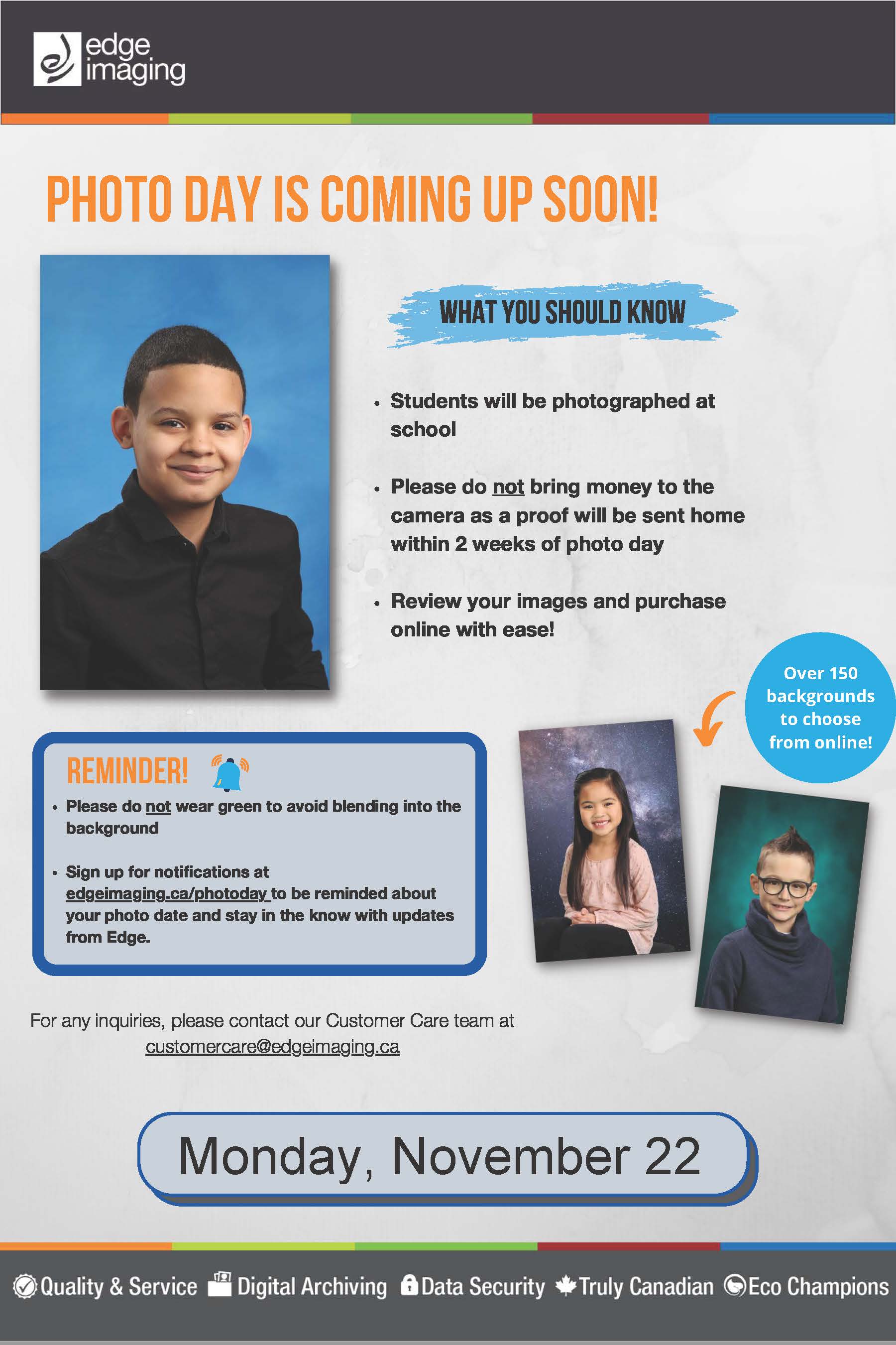 Picture Day Reminder – Ventura Park PS BLOG