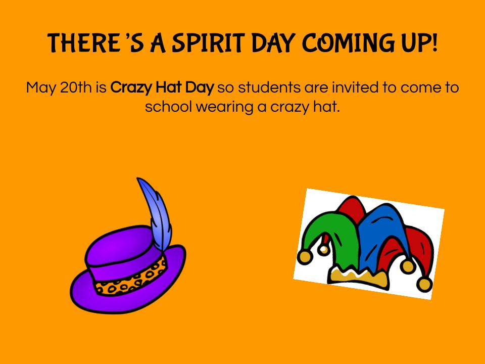 Tomorrow is a Spirit Day! – Ventura Park PS BLOG