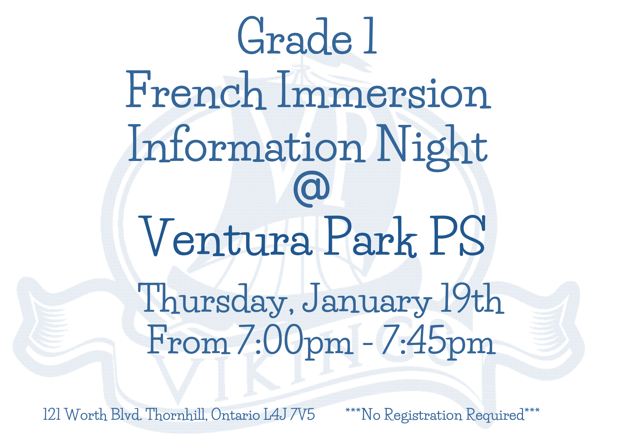 Grade 1 French Immersion Information Night – Ventura Park PS BLOG