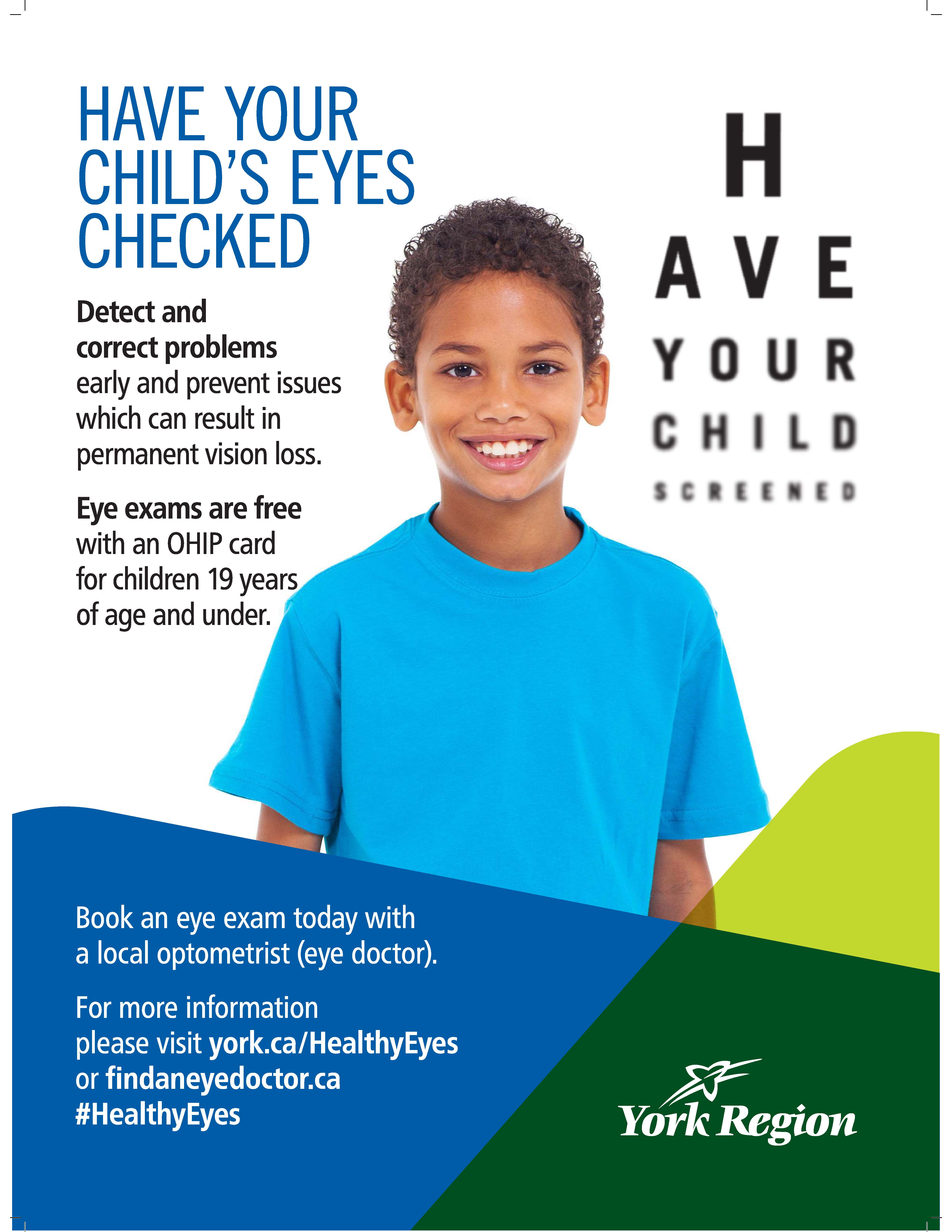Vision Screening Awareness – Ventura Park PS BLOG