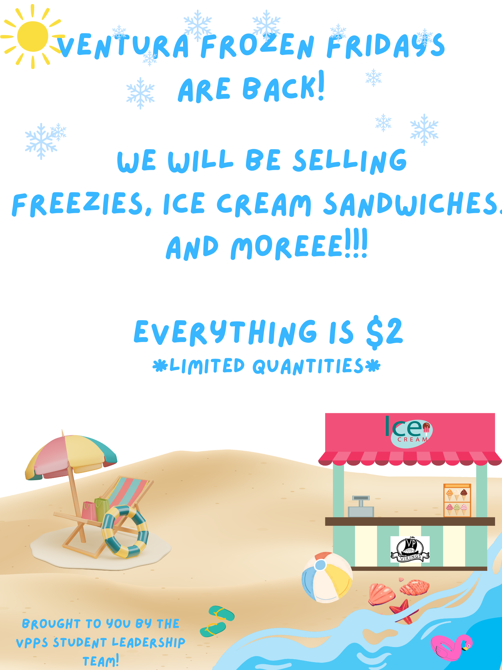 Frozen Friday Reminder – Ventura Park PS BLOG