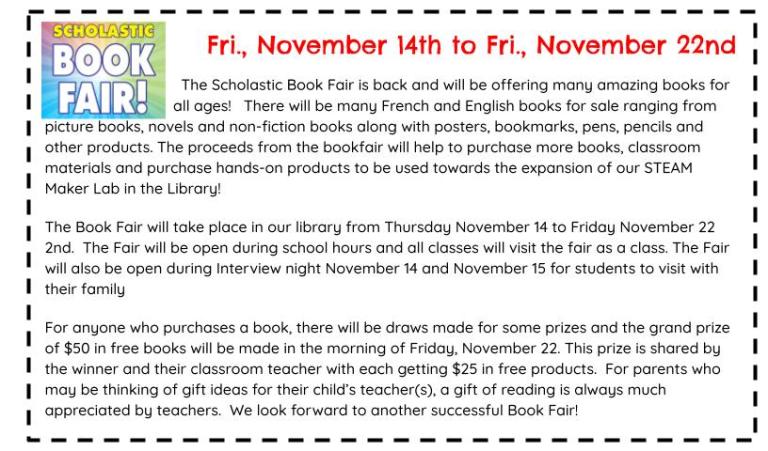 Scholastic Book Fair is Here! – Ventura Park PS BLOG