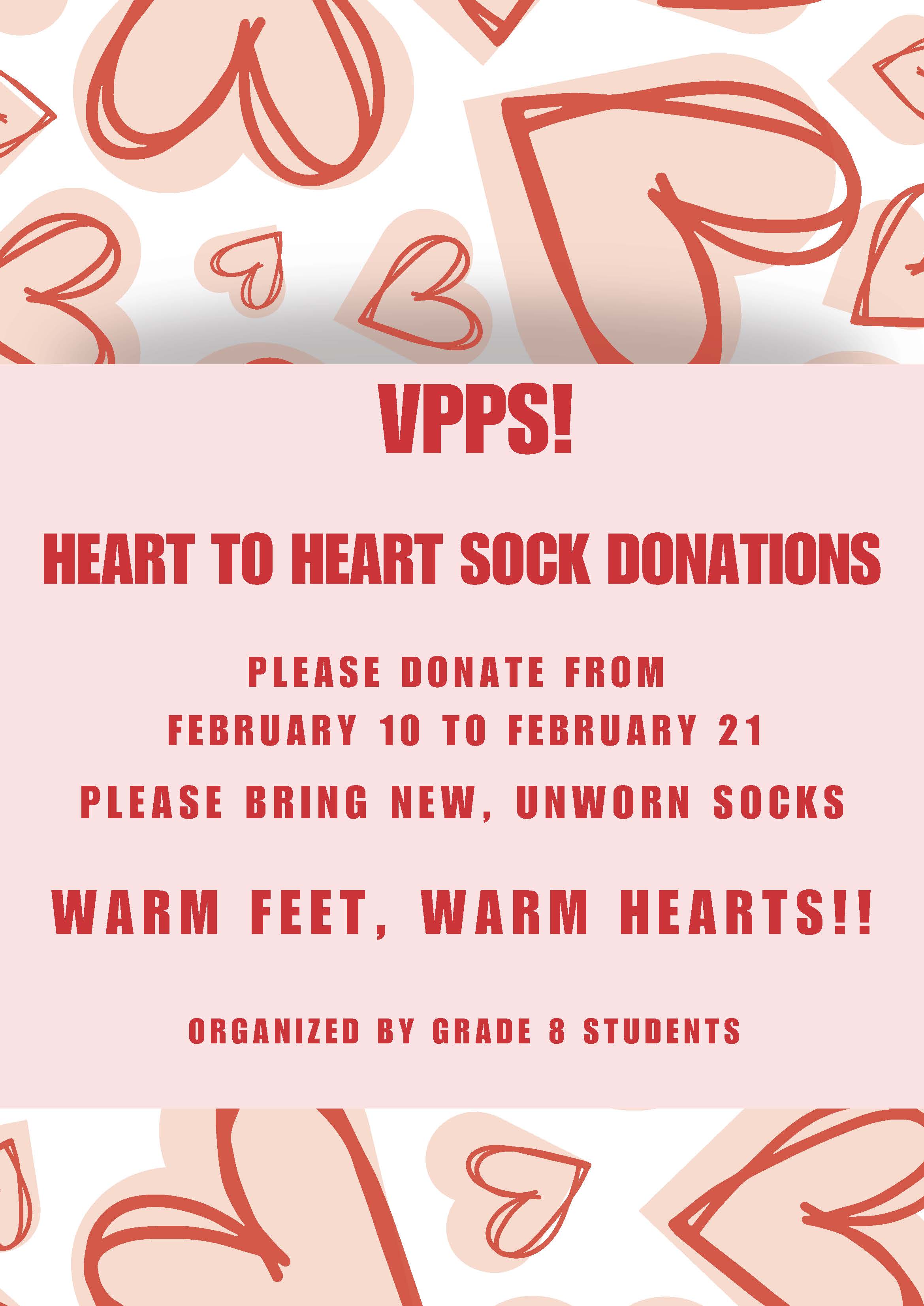 Last Day for Sock Donations – Ventura Park PS BLOG